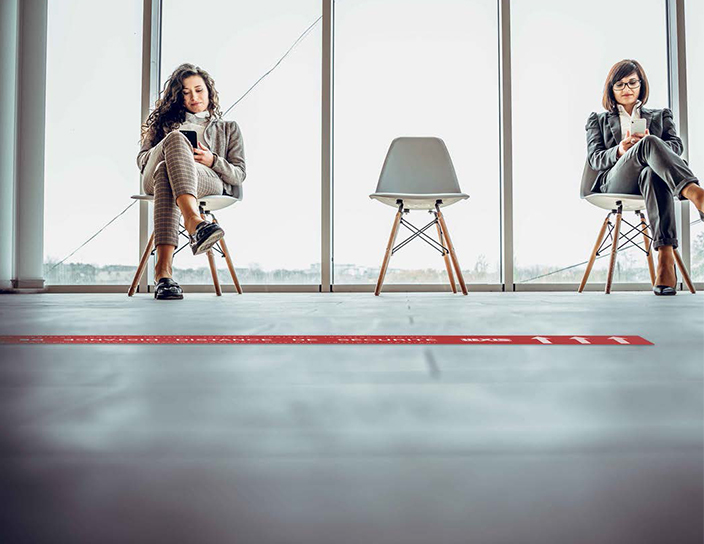 HEXIS provide social distancing strategies - HEXIS Graphics